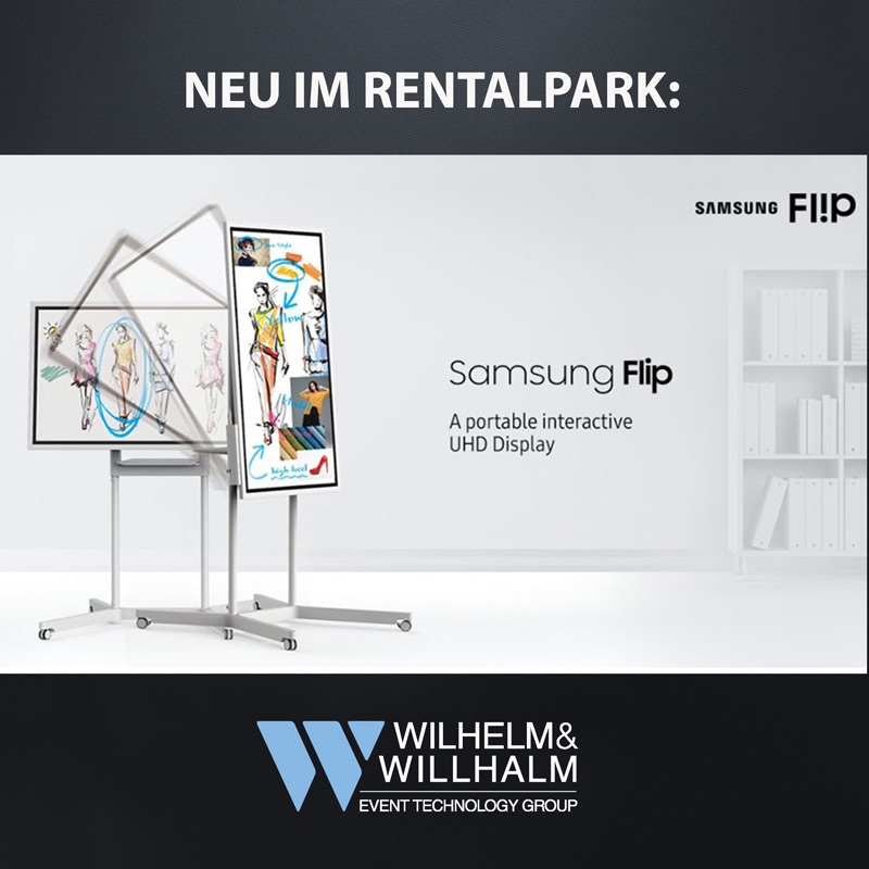 Samsung Flip - Innovatives Flipchart - Wilhelm & Willhalm event ...